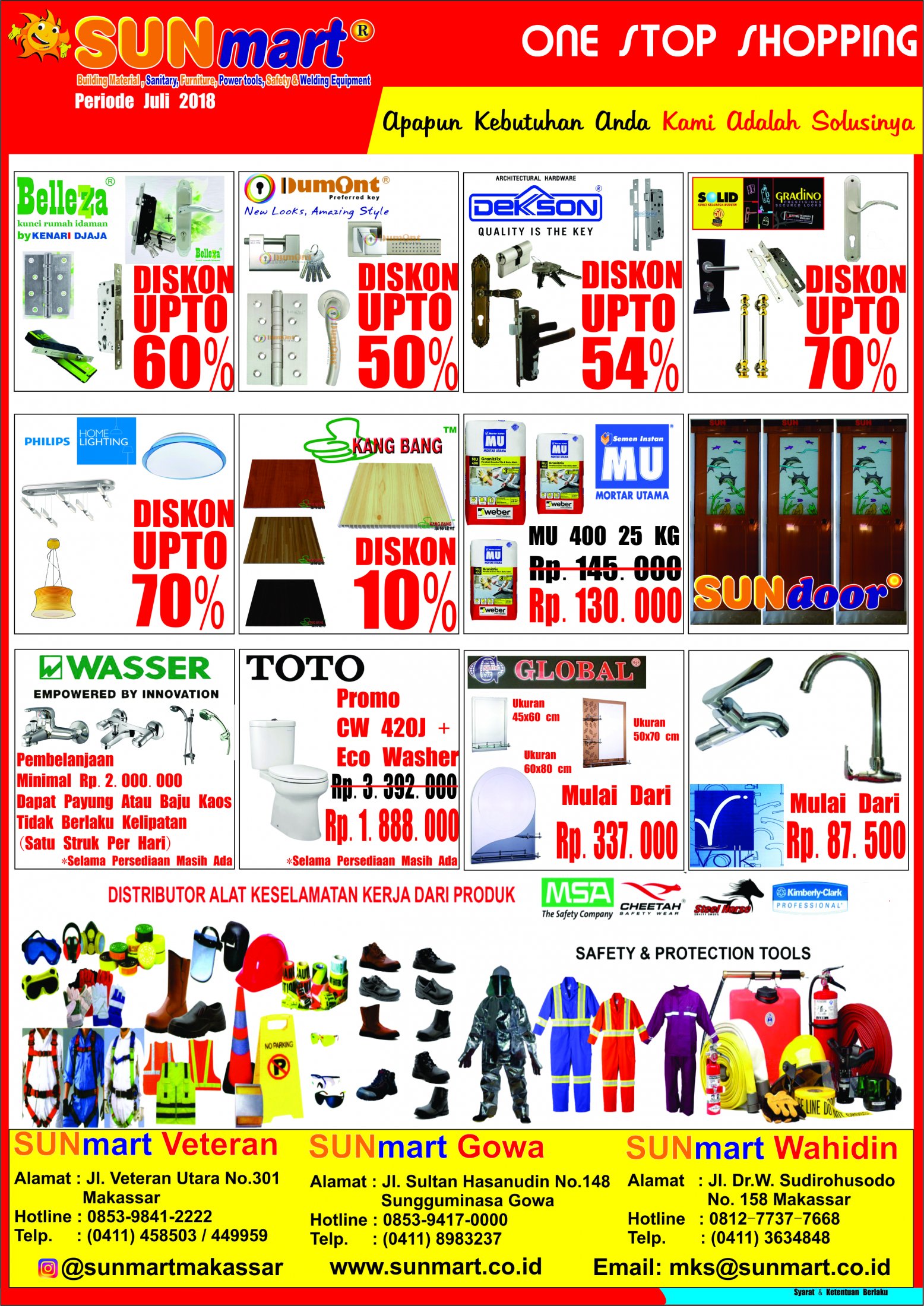 Promo SUNmart Periode Juli 2018 - SUNmart
